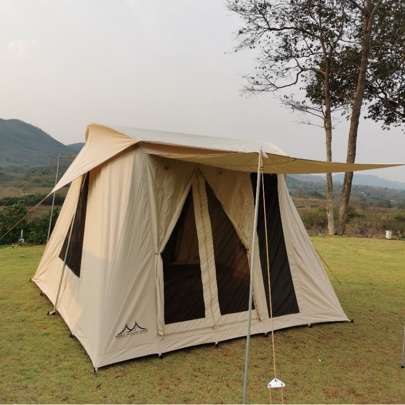 Max mountain (Max Vanilla) เต็นท์ผ้าแคนวาส 100% | Shopee Thailand