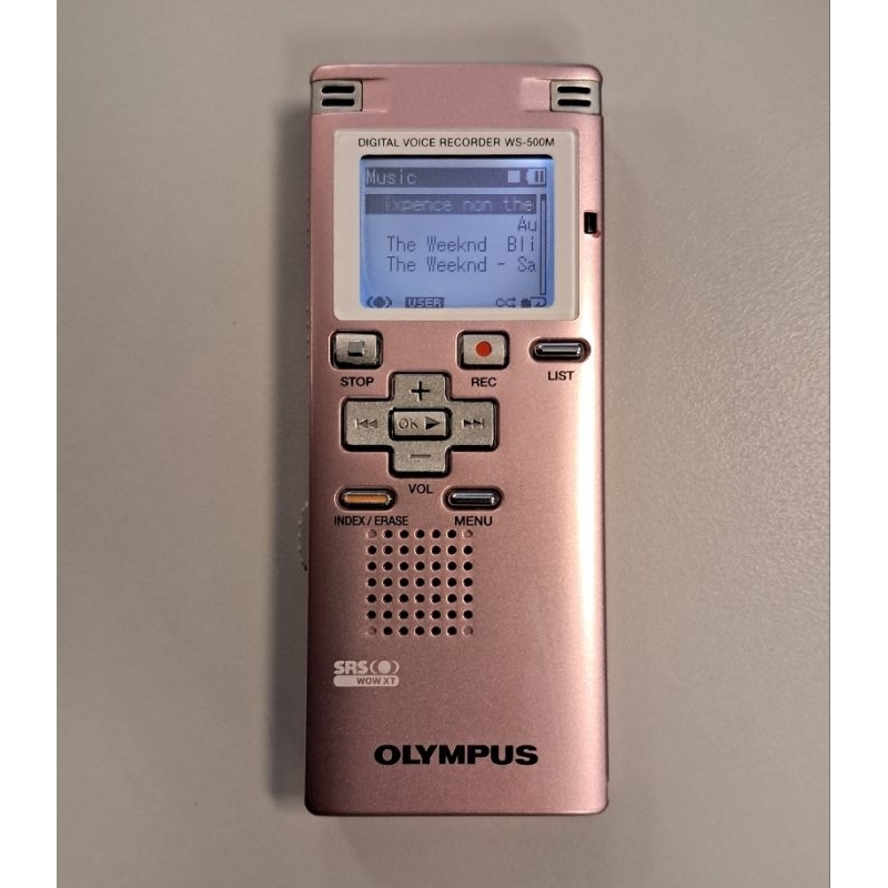 Olympus ws-500m เครื่องบันทึกเสียง เล่น Mp3 ชมพู เสียงดี | Shopee Thailand
