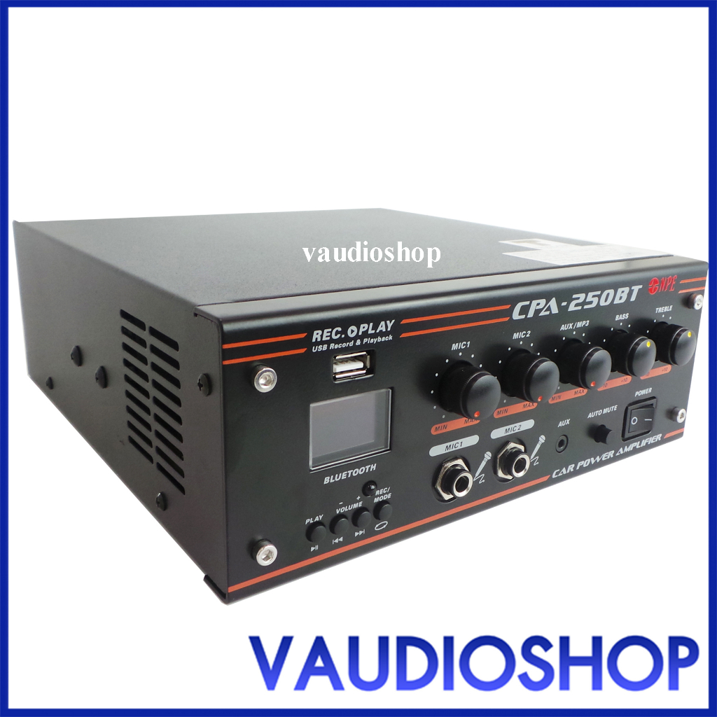 *ฟรีค่าส่ง* CPA-250BT NPE เครื่องขยายเสียงติดรถยนต์ CAR AMP แอมป์ติดรถ แอมป์รถแห่ เอ็นพีอี NPE ...