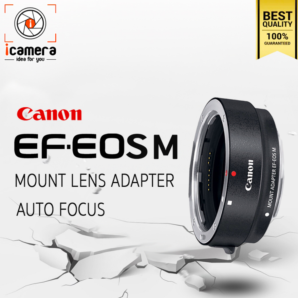 Canon Adapter EF-EOS M ( Mount Lens Adapter ) - รับประกันร้าน icamera ...