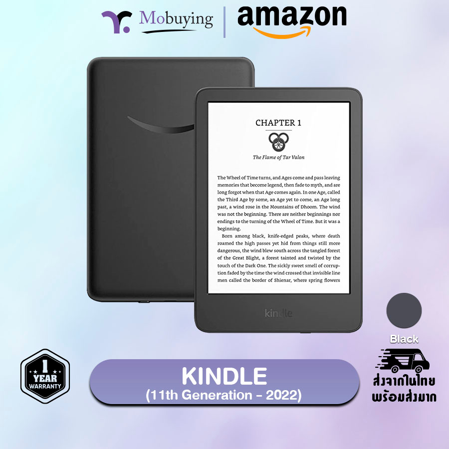 แท็บเล็ต Amazon Kindle 2022 (11th Generation) E-Books Reader 16GB เครื่องอ่านหนังสือหน้าจอ 6 ...
