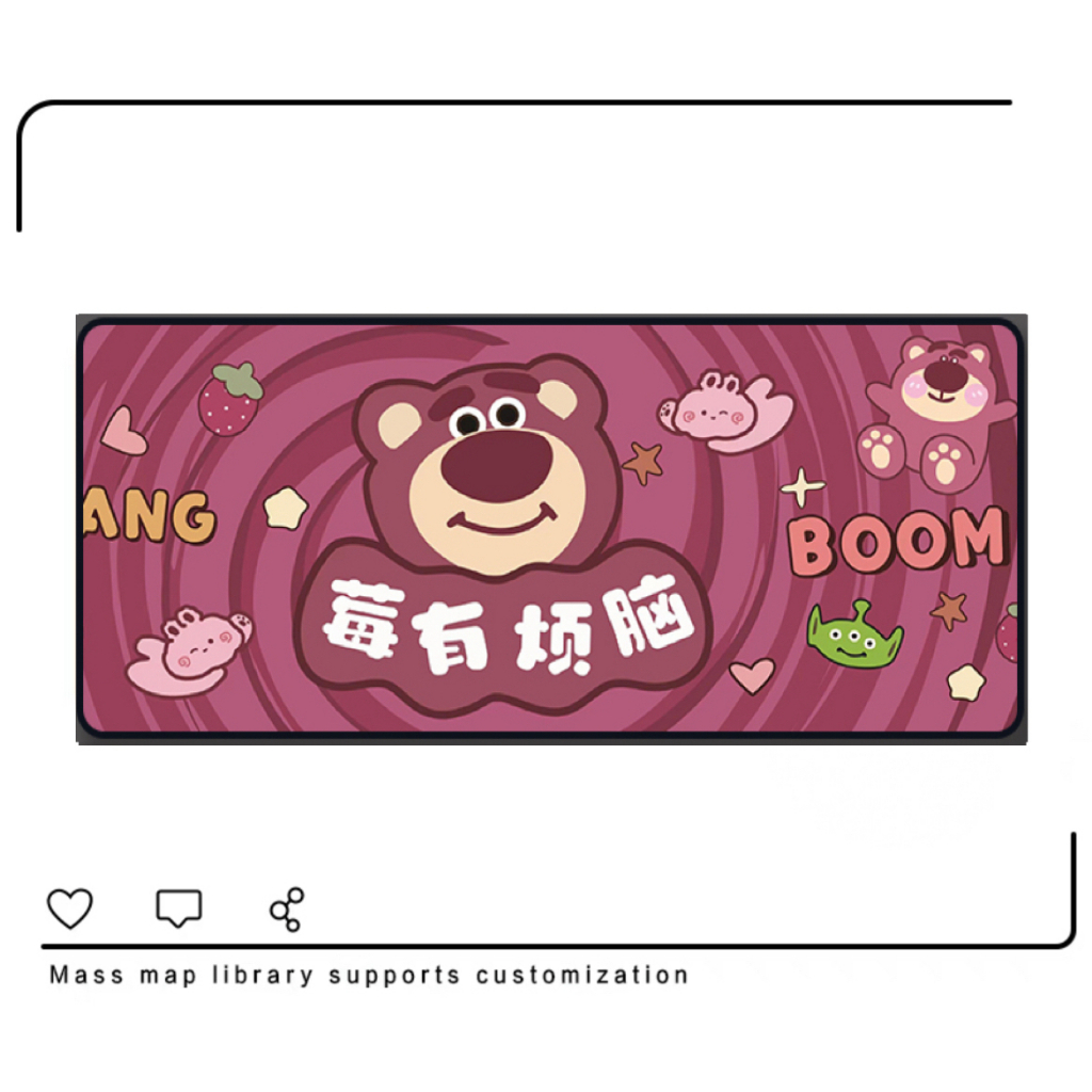 แผ่นรองเม้าส์ 80x30x3 ซม. แผ่นรองเม้าส์ลายการ์ตูน Mouse Pad แผ่นรอง ...