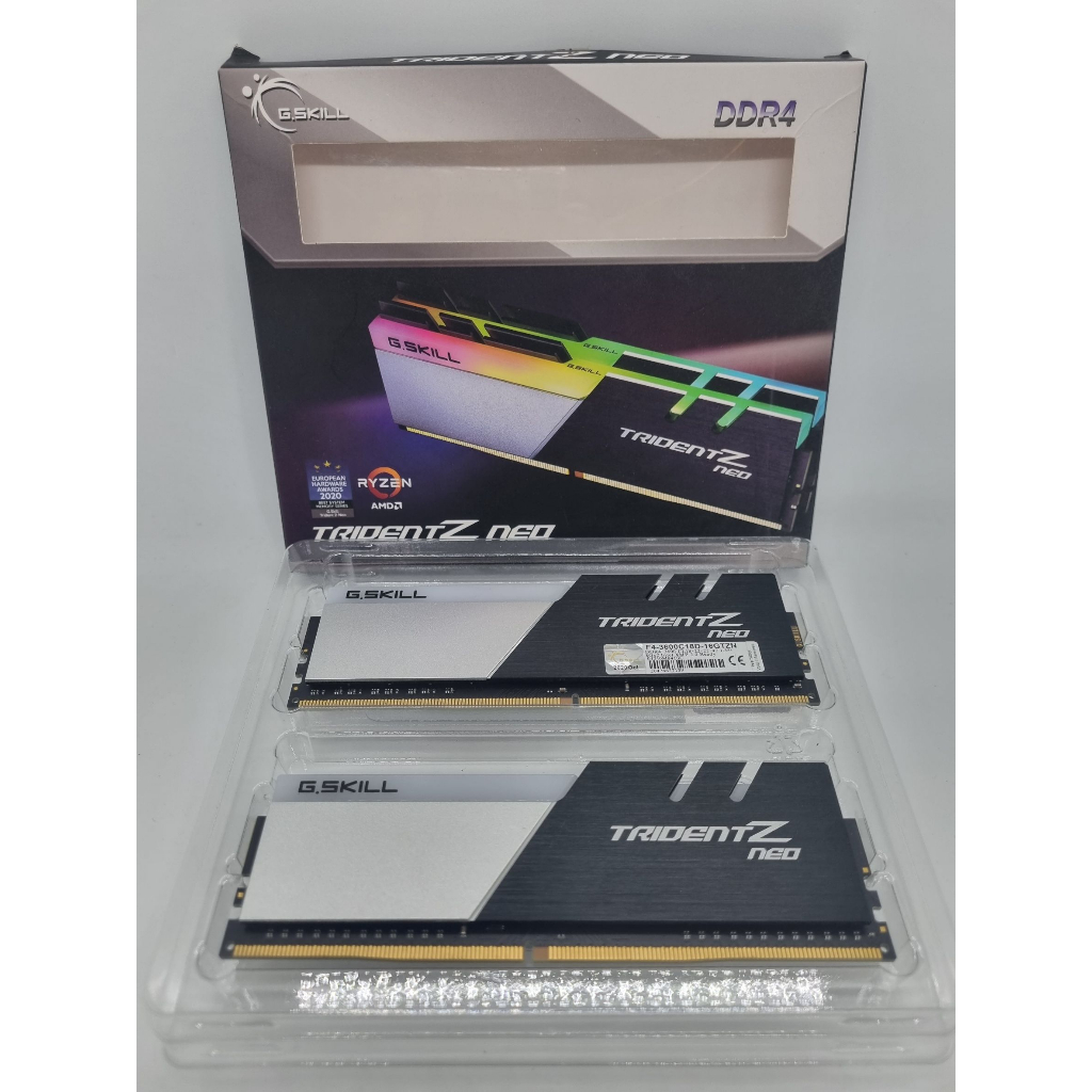 RAM G.SKILL 16GB (8GBx2) DDR4 3600MHz RAM TRIDENT Z NEO | Shopee Thailand