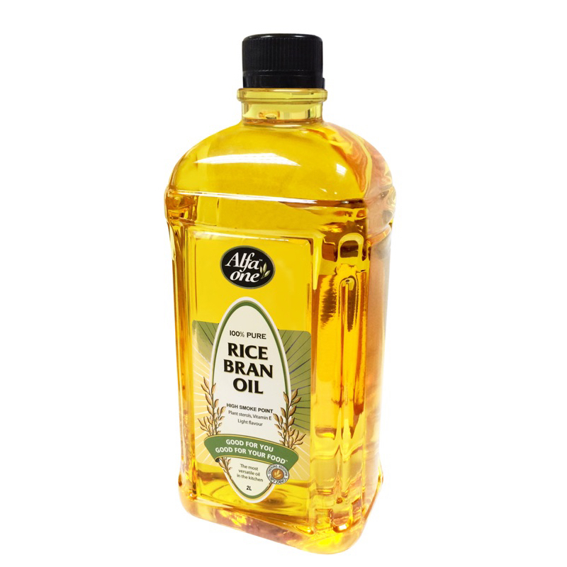น้ำมันรำข้าว 100% ตรา อัลฟ่า วัน PURE ALFA ONE RICE BRAN OIL 8,000 ppm ...