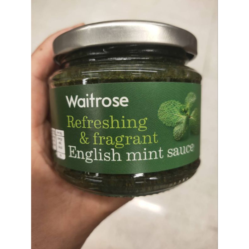 Waitrose English Mint Sauce ซอส มิ้นท์ สำหรับ สเต็ก 195 กรัม ราคาพิเศษ ...