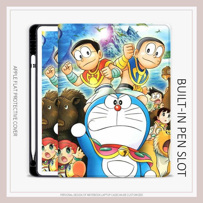 Doraemon เคสไอแพด air 3 4 5 mini 1 2 3 4 5 6 gen6 เคส iPad 10.2 gen 7 8 ...