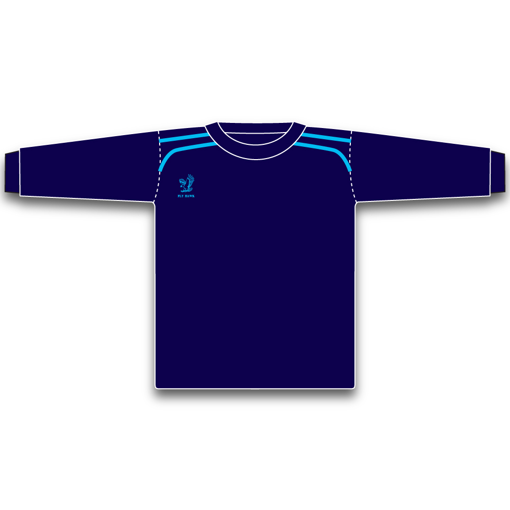 เสื้อฟุตบอลแขนยาว เสื้อฟุตบอลฟลายฮ็อค FLY HAWK รุ่น A972 ชุด 2 ของแท้ 100% | Shopee Thailand