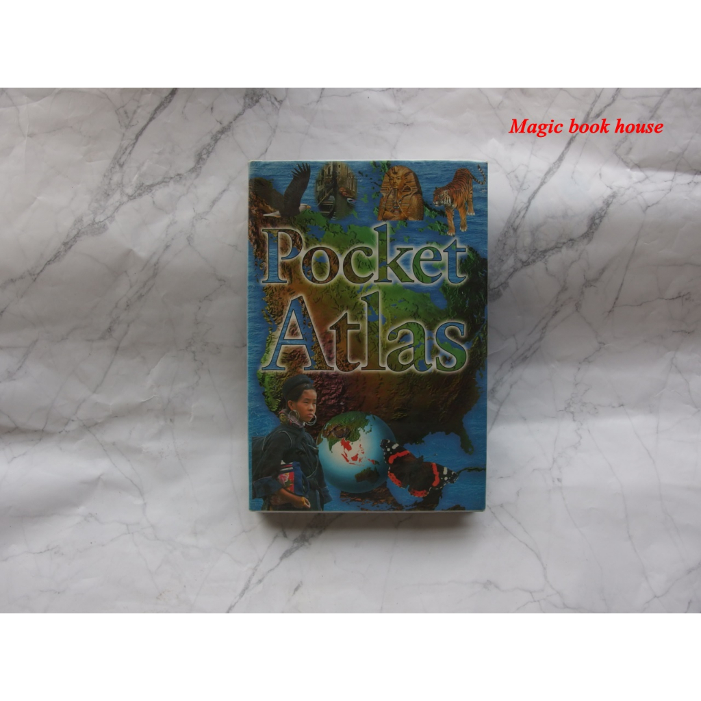 Pocket Atlas : หนังสือความรู้ ภาษาอังกฤษ (มือสอง) ปกแข็ง มีหุ้มปก ขนาด ...