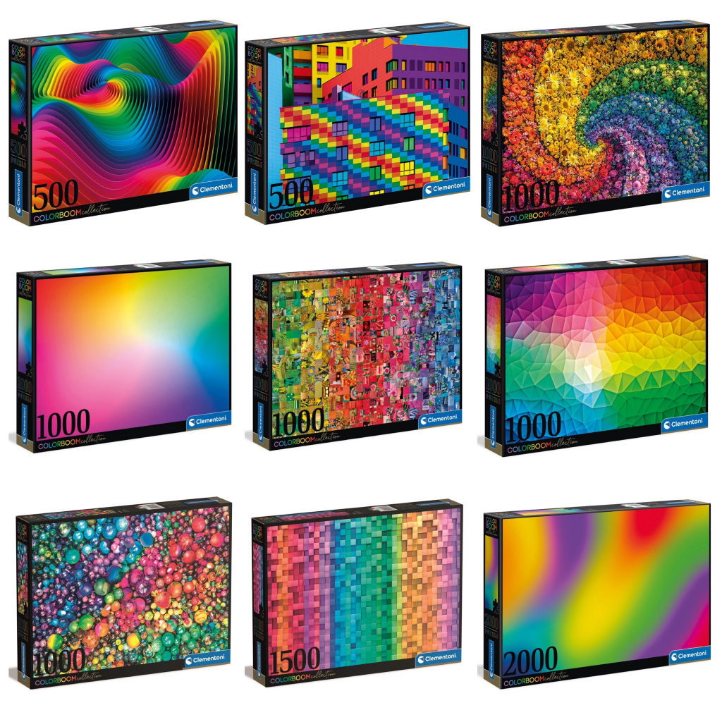 [สินค้าพรีออเดอร์] Clementoni Colorboom Collection jigsaw puzzle จิ๊กซอ ...