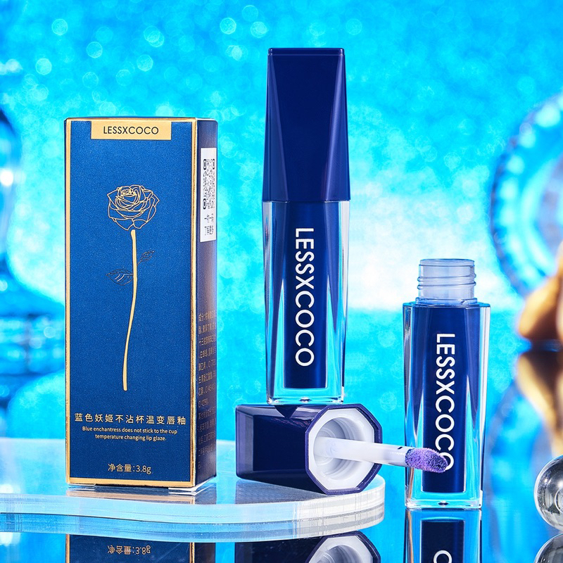 Lessxcoco ลิปสติก /ลิปกลอส เปลี่ยนสีได้ กันน้ํา ให้ความชุ่มชื้น บำรุง ...