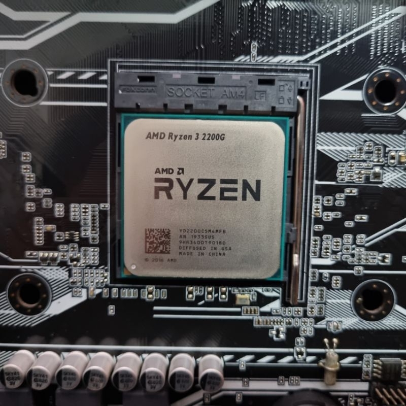 ซีพียู CPU AMD Ryzen 3 2200G 4C/4T มือ2 ใช้งานปกติ (ตัว+พัดลม ไม่มีกล่อง) | Shopee Thailand