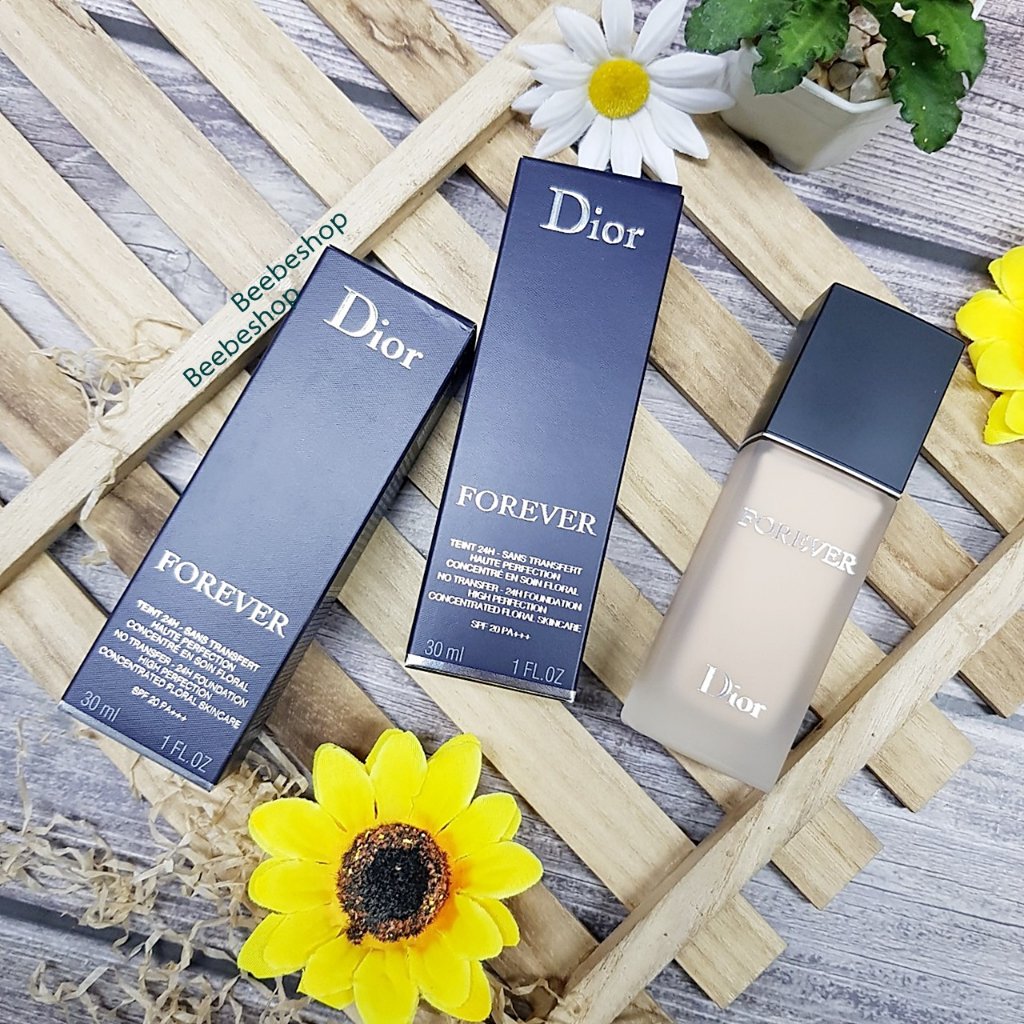 DIOR Forever No Transfer 24H Matte Foundation 30ml รองพื้น เนื้อแมตต์ 1N 2N Neutral | Shopee ...