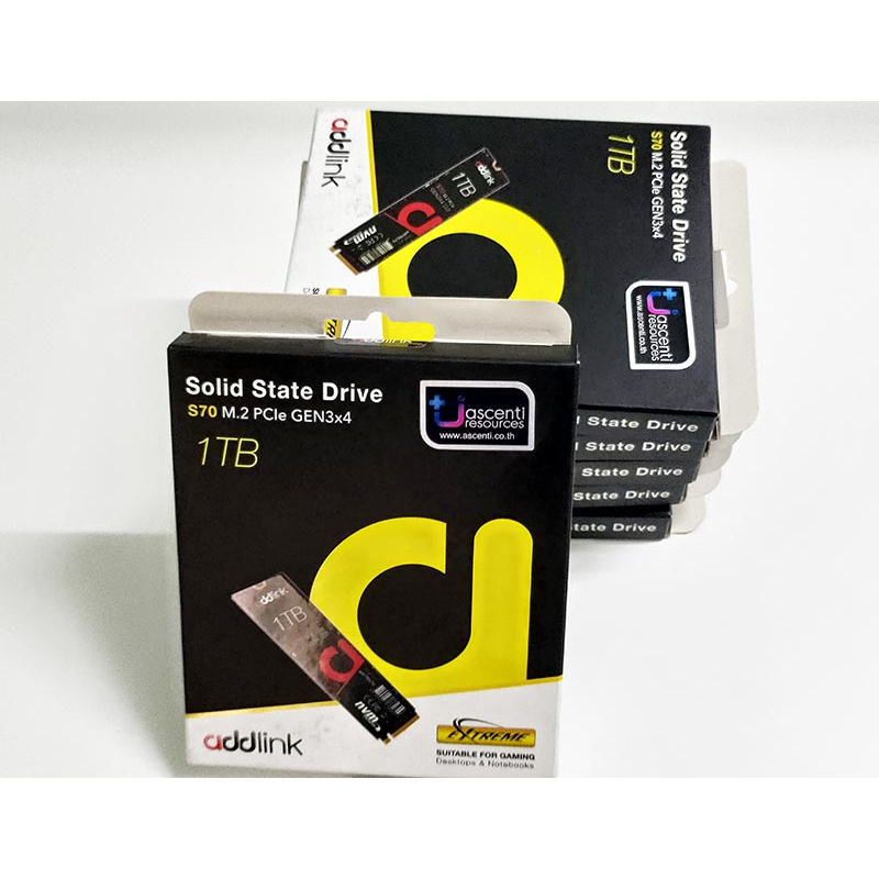 SSD ADDLINK S70 1TB PCIe/NVMe M.2 2280 มือสอง ประกัน ARC | Shopee Thailand