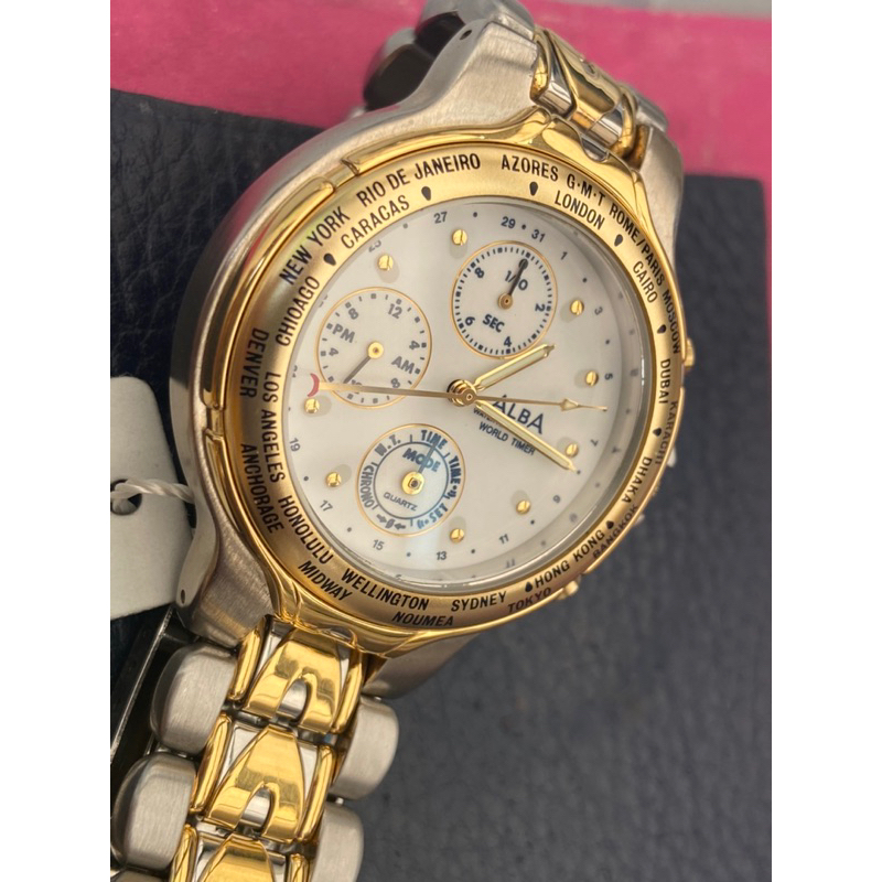 ALBA WORLD TIME DA063A ของแท้ มือ1 ล้างสต๊อก | Shopee Thailand