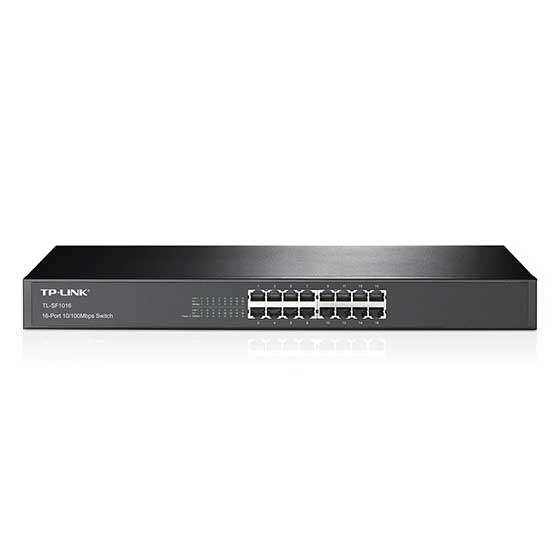 TP-LINK TL-SF1016 16-Port 10/100Mbps Rackmount Switch | Shopee Thailand