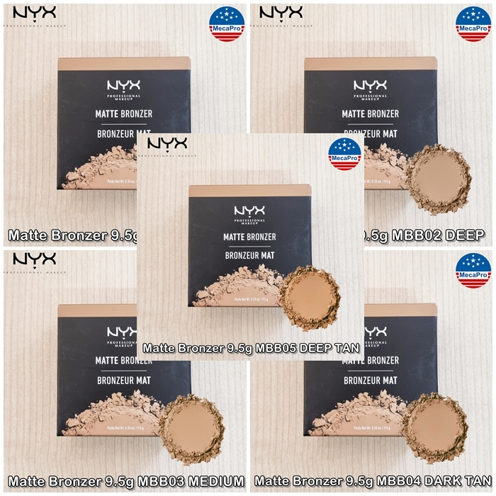 NYX® Matte Bronzer 9.5g นิกซ์ บรอนเซอร์ เนื้อแมท คอนทัวร์ใบหน้า Matte ...