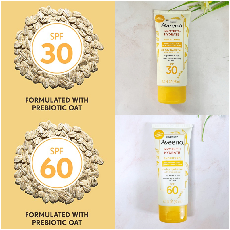 [Aveeno®] Protect+ Hydrate Sunscreen Broad Spectrum with Prebiotic Oat ...