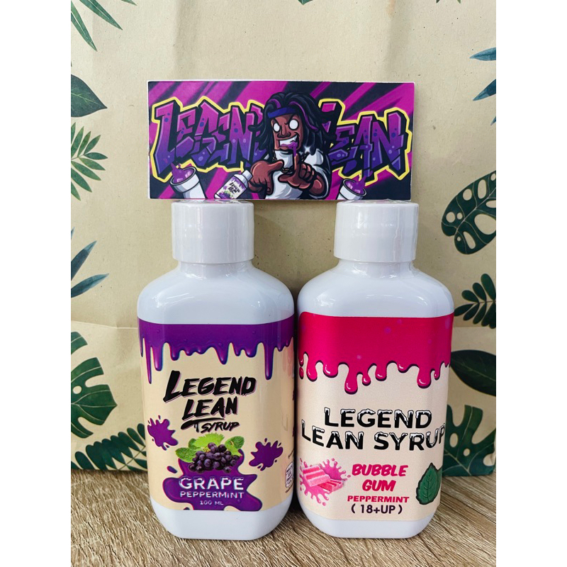 Legend Lean 100ml (องุ่น&หมาก)แถมสติ๊กเกอร์ทุกออเดอร์ | Shopee Thailand
