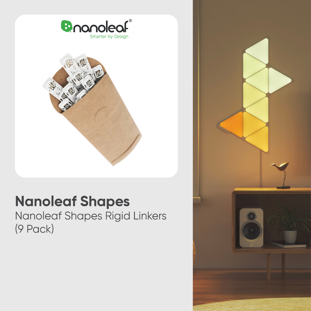 Nanoleaf (ตัวเชื่อมต่อแบบแข็ง) Shapes Rigid Linkers 9 pcs. |NC04-0042 ...