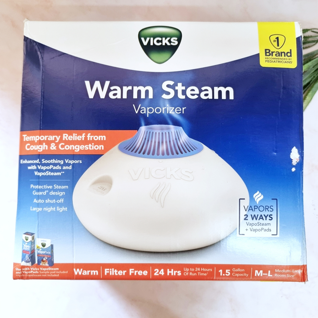 [Vicks®] Warm Steam Vaporizer, V150SGN วิคส์ เครื่องทำความชื้น แบบอุ่น ...