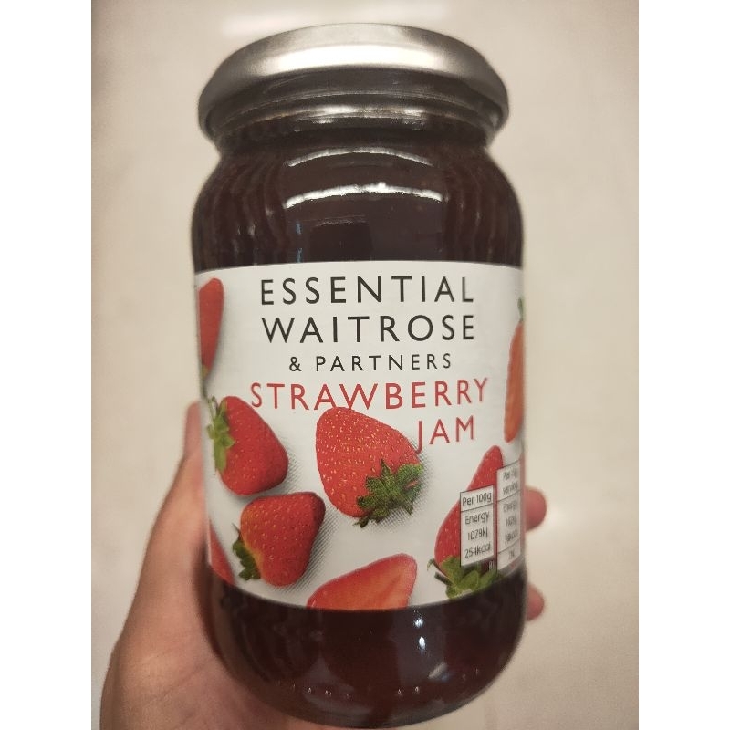 Waitrose Essential Strawberry Jam แยม สตรอเบอร์รี่ เวทโทรส เอสเซนเชี่ยว ...
