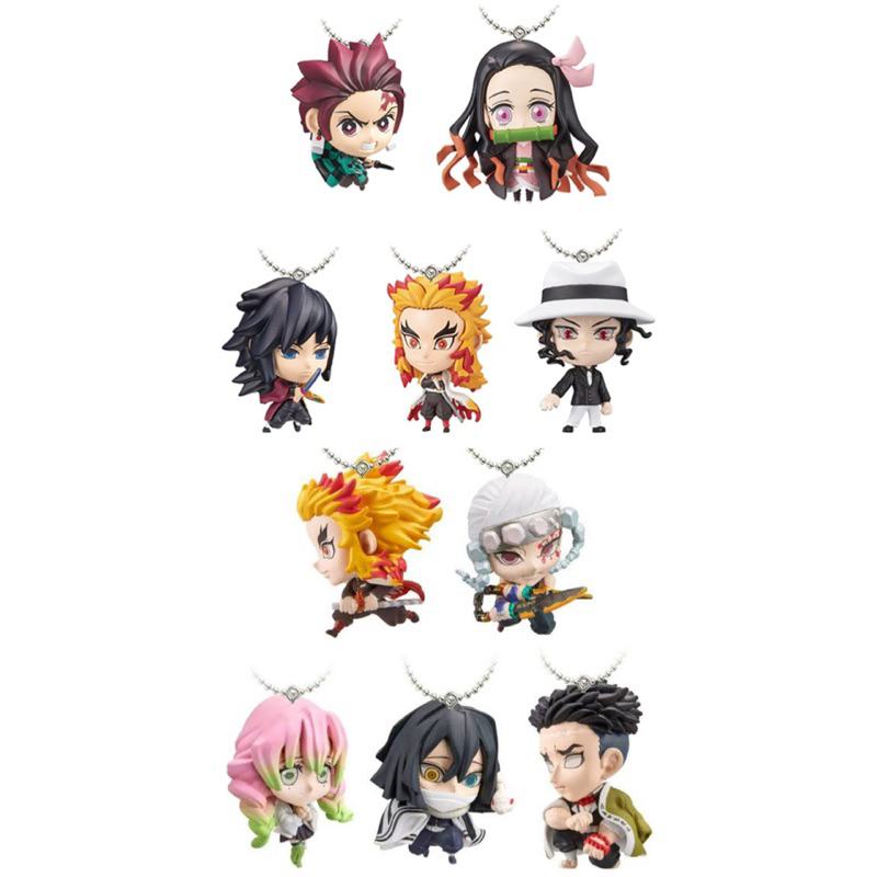 พวงกุญแจดาบพิฆาตอสูร DEMON SLAYER SD MASCOT vol.1 vol. 4 BANDAI ...
