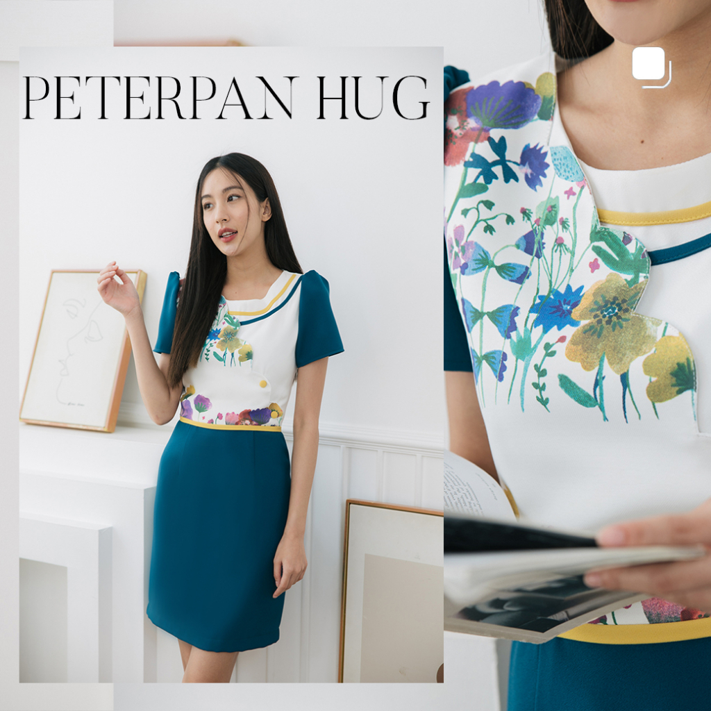 PETERPAN HUG' dress (use LIMITED CODE -100 B) | Shopee Thailand
