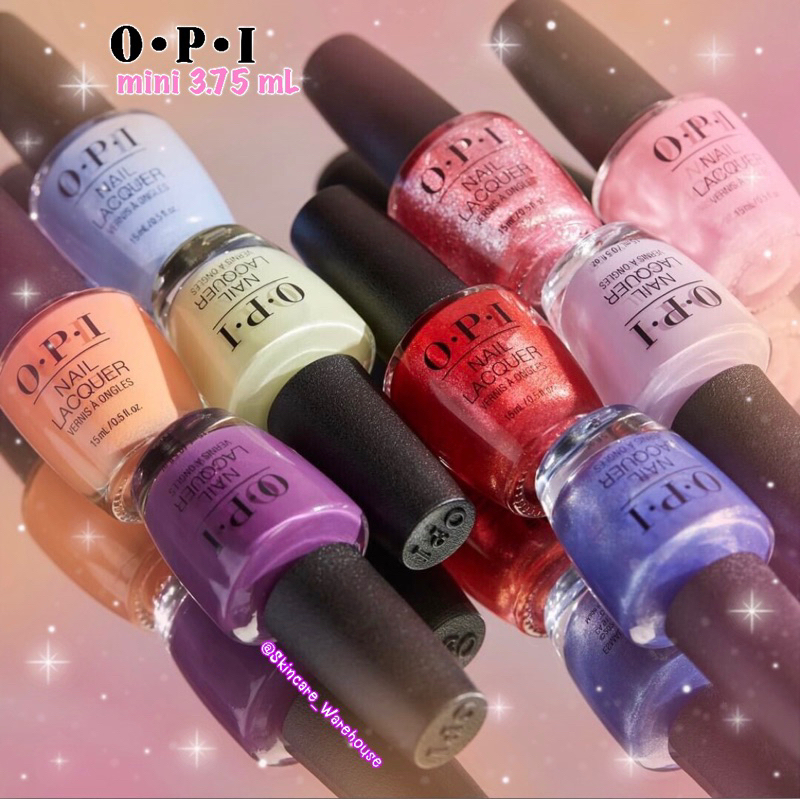 🛒พร้อมส่ง OPI Nail Polish mini size 3.75mL ยาทาเล็บ มินิ ขนาดทดลอง ของแท้ 100% 🇺🇸 | Shopee Thailand