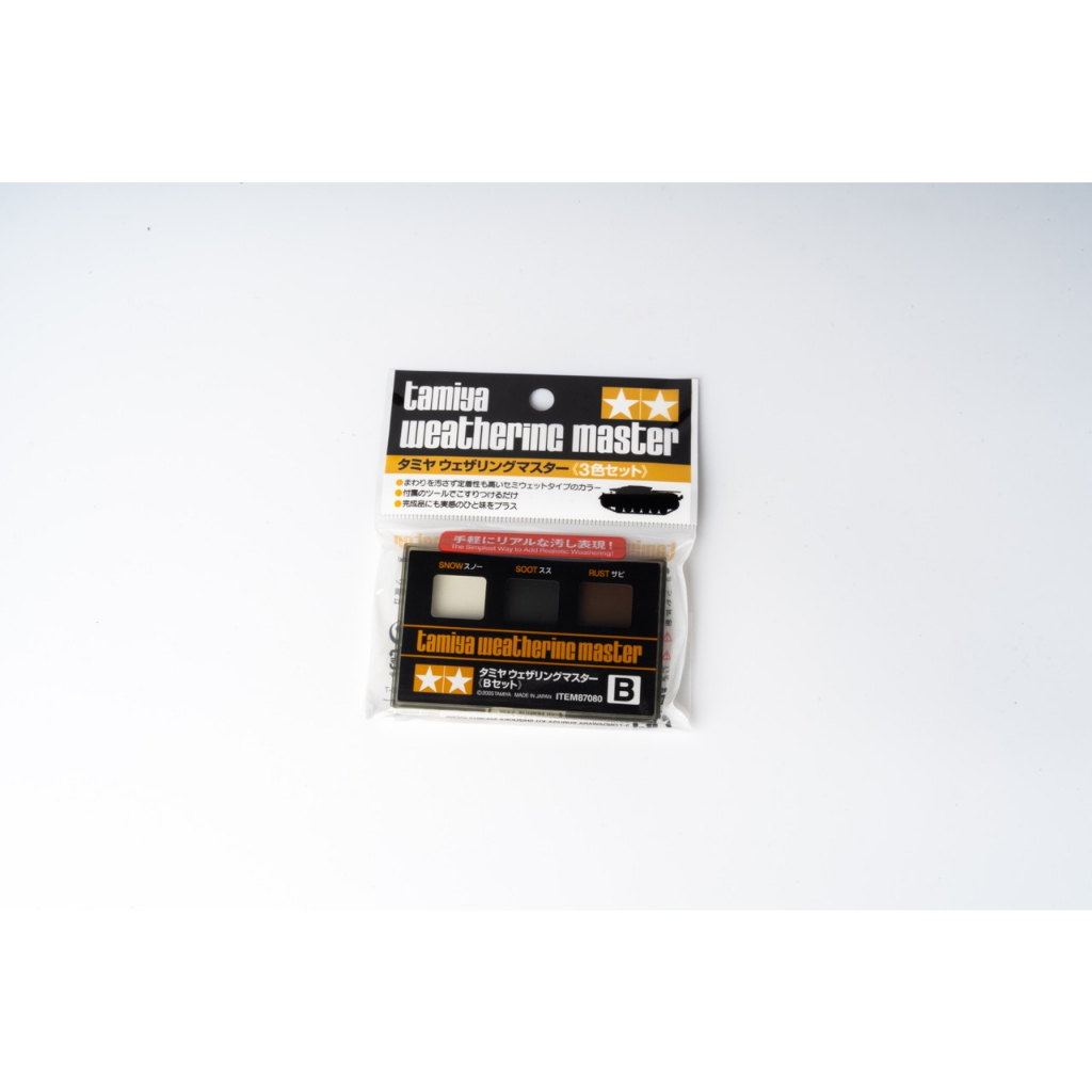 สีทำคราบ Tamiya Weathering Master Set B Snow,Soot,Rust | Shopee Thailand