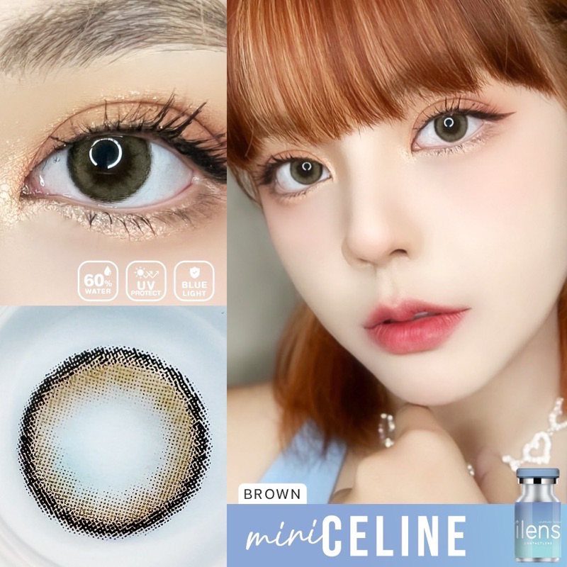 คอนแทคเลนส์ ilens mini Celine ค่าอมน้ำ60% | Shopee Thailand