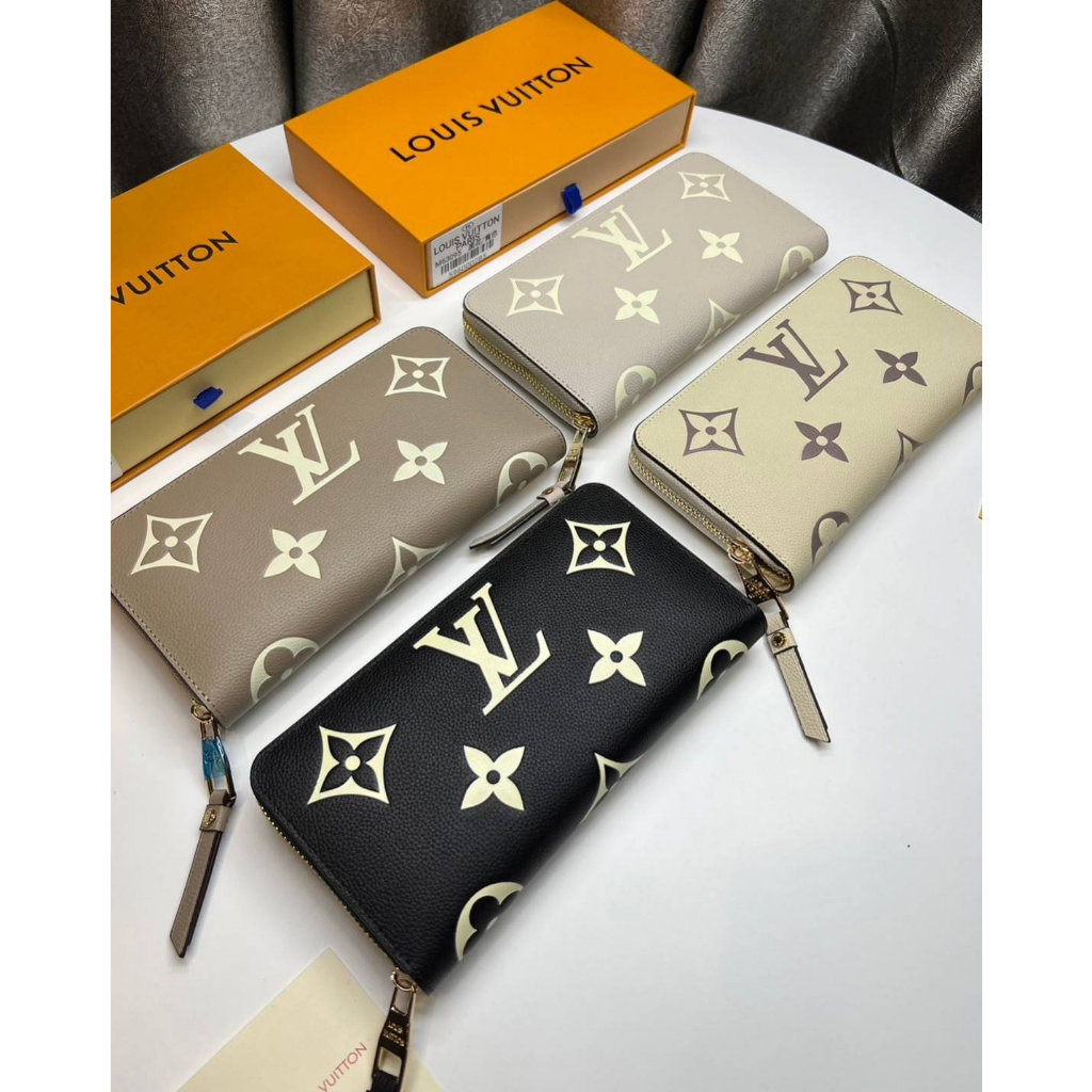 Louis vuitton wallet Hiend 1.1 Full box set | Shopee Thailand