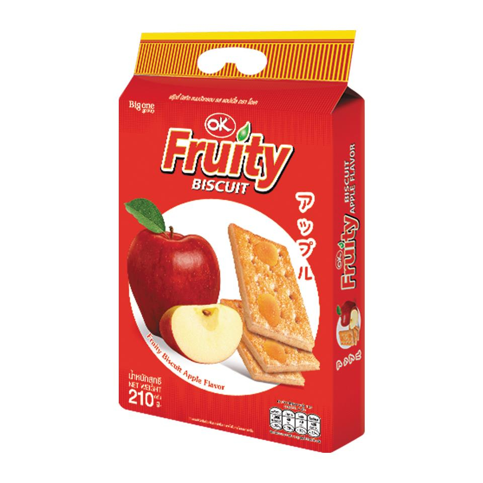 OK Biscuit บิสกิตรสผลไม้ ขนมปังกรอบ | Shopee Thailand