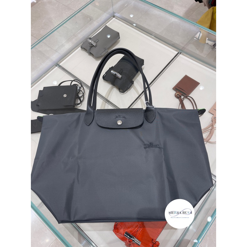 🔥 New Arrivals 🔥 Longchamp Green Collection สี Graphite (เทา) | Shopee ...