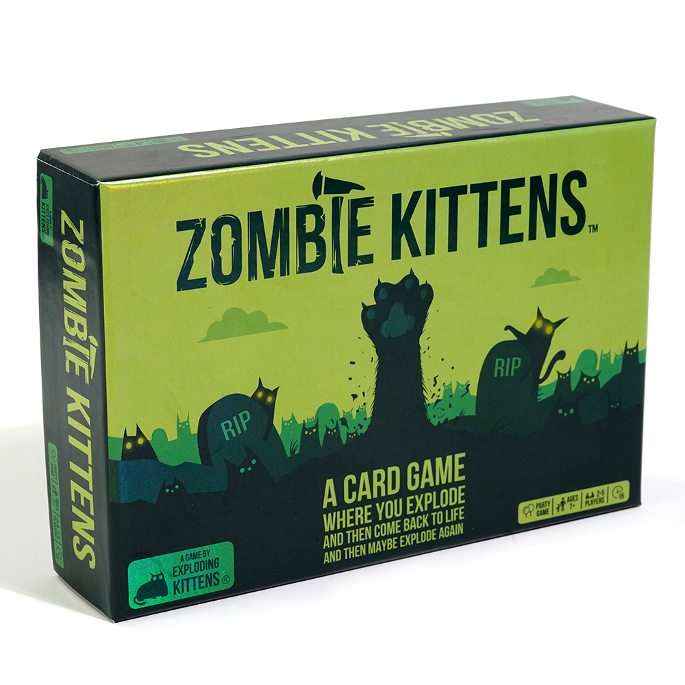 Exploding / Imploding / Streaking / Barking Zombie Good Evil Salmon Kittens Board game - บอร์ด ...