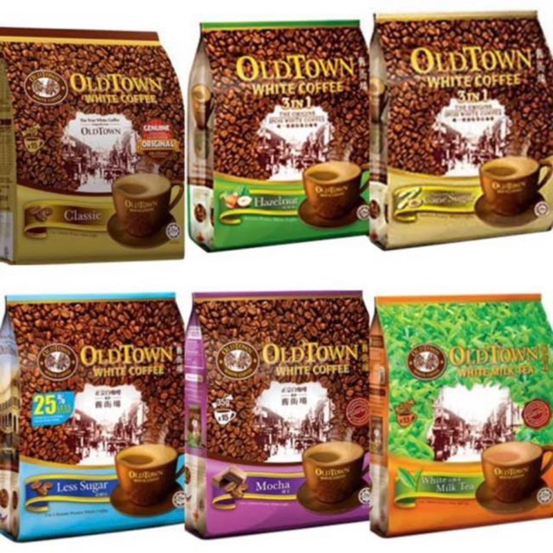 OldTown Old Town White Coffe กาแฟขาว / ชา OldTown Old Town White Coffee ...
