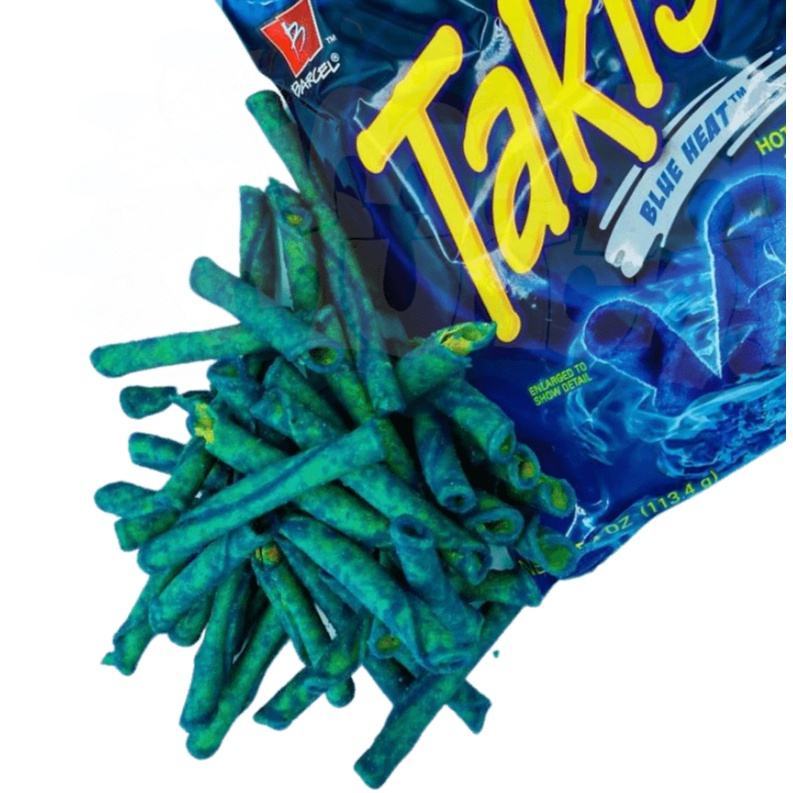 ขนม Takis Fuego/Blue Heat - Chilli & Lime ขนมข้าวโพดทอดกรอบ รสเผ็ด เปรี้ยว นำเข้าจาก USA 🇺🇸 ...