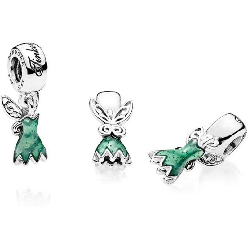 (พร้อมส่ง)*หายาก,เลิกผลิต ติ้งเดรสทิงเกอเบล Pandora Disney Tinker bell ...