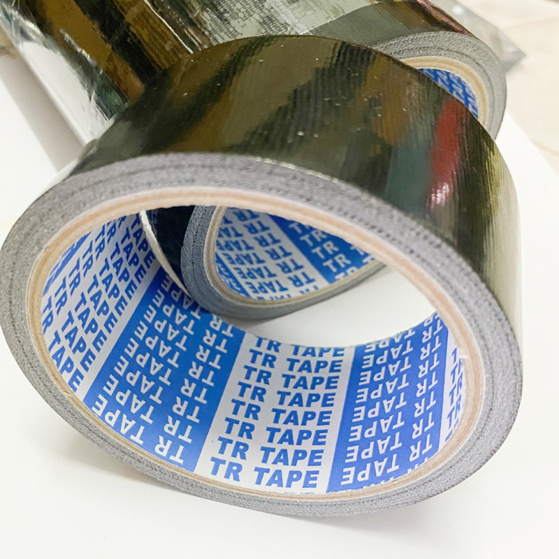 TR Tape เทปผ้าแลคซีน สีดำ กว้าง2นิ้ว ยาว 8หลา | Shopee Thailand