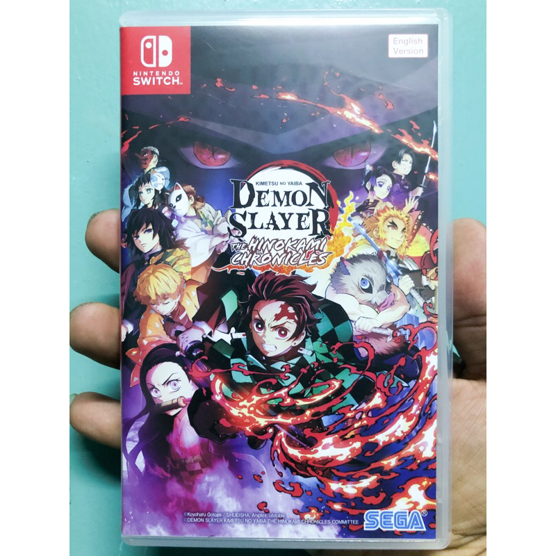 แผ่นเกมส์ Nintendo Switch : Demon Slayer Kimetsu No Yaiba The Hinokami ...