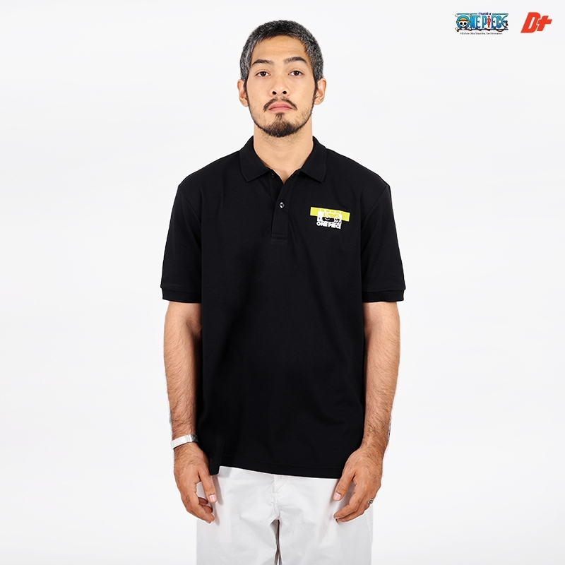 เสื้อโปโล ONE PIECE ลิขสิทธิ์แท้ 03OP-01BK [DT BKK OFFICIAL STORE] | Shopee Thailand