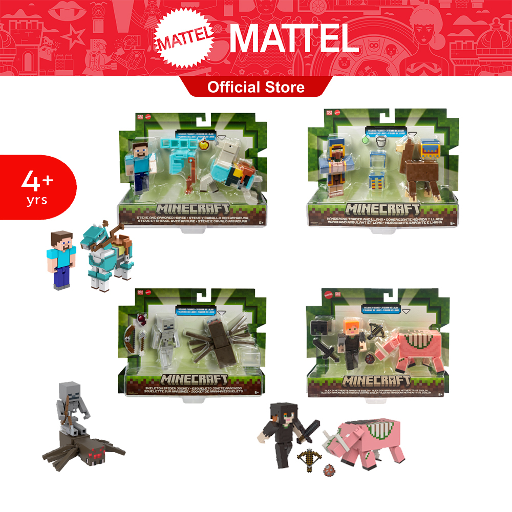 Minecraft Craft-a-Block 2-Pack Assortment Figures ไมน์คราฟต์ ฟิกเกอร์ ...