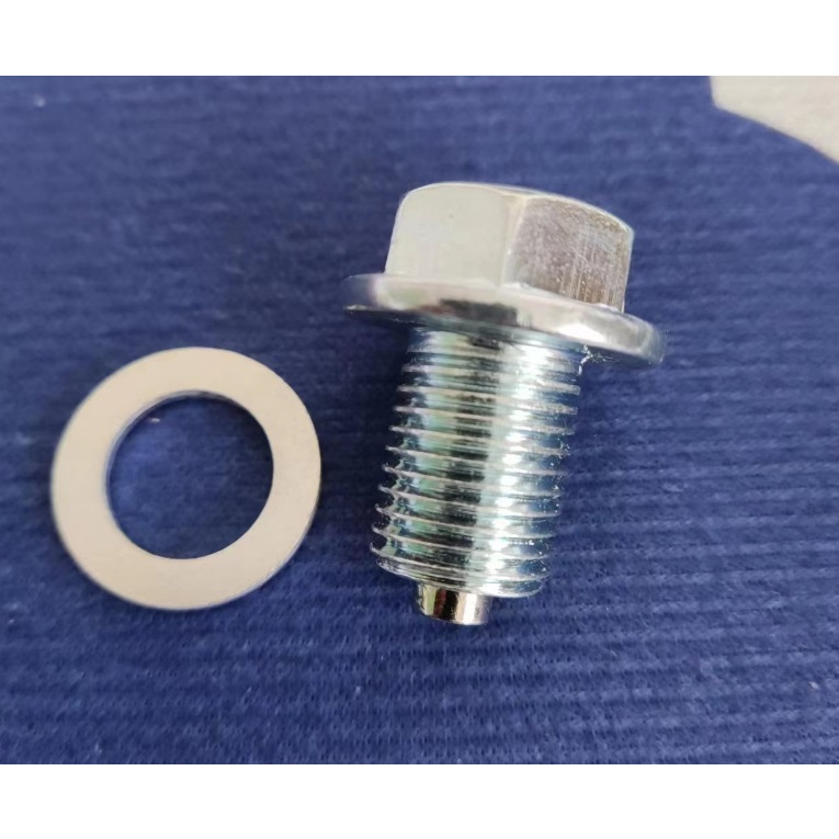 น็อตถ่ายน้ำมันเครื่อง แม่เหล็กแรงสูงขนาด M14x1.5MM For Honda Accord ...