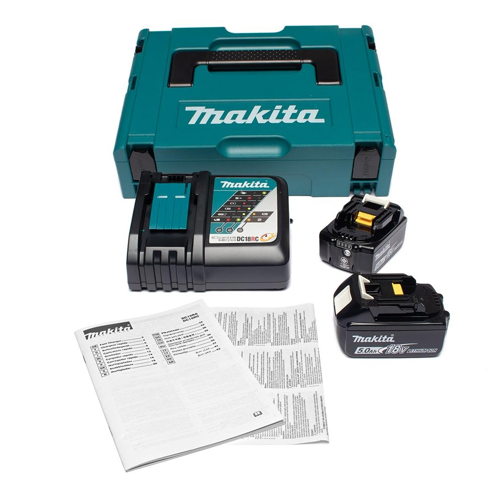 MAKITA ชุดแบตเตอรี่ 18V พร้อมแท่นชาร์จ รุ่น MKP3PT182 / MKP3PT184 / MKP3PG184 / MKP1RF182 ...