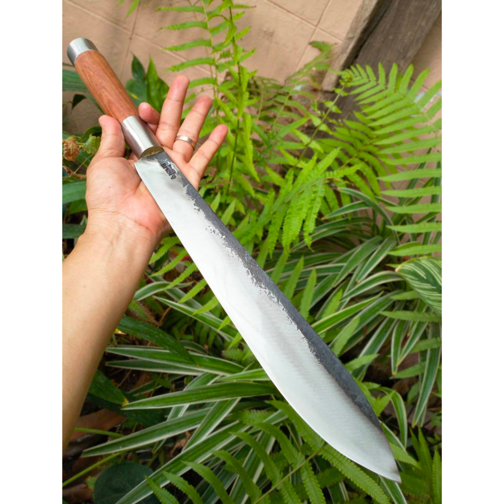 มีดเหน็บบัว มีดเหน็บปลายบัว มีดเหน็บ มีดอีเหน็บ(E-Nep) มีดเดินป่า มีดแคมป์ 13” SUP9 ผิวไฟ ด้าม ...