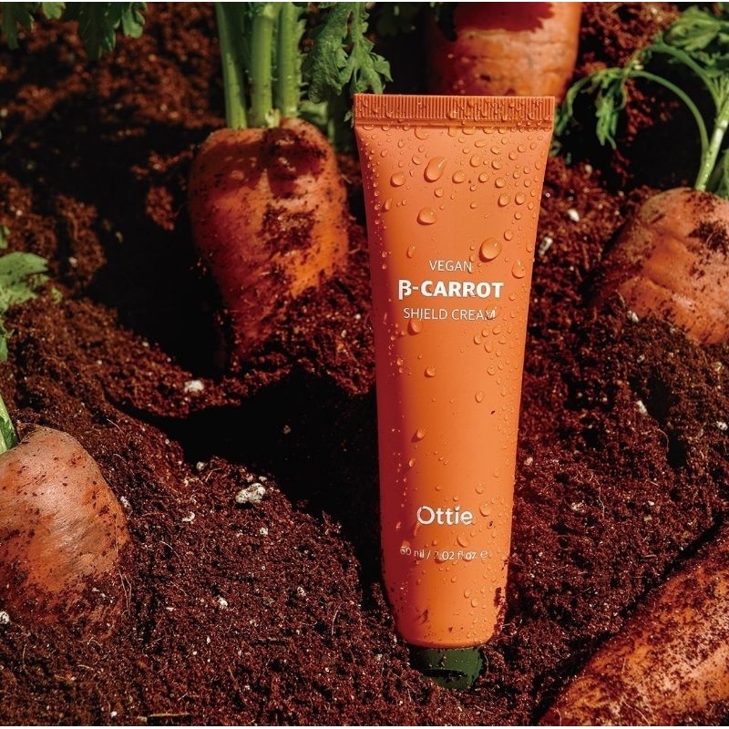Ottie Vegan Beta-Carrot Shield Cream 60 g | Shopee Thailand