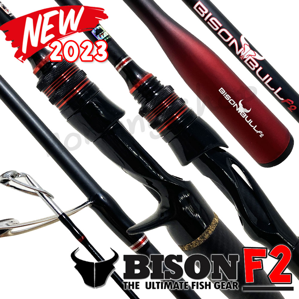 คันตีเหยื่อปลอม Bison Bull F2 กระทิงรุ่นใหม่ !! | Shopee Thailand