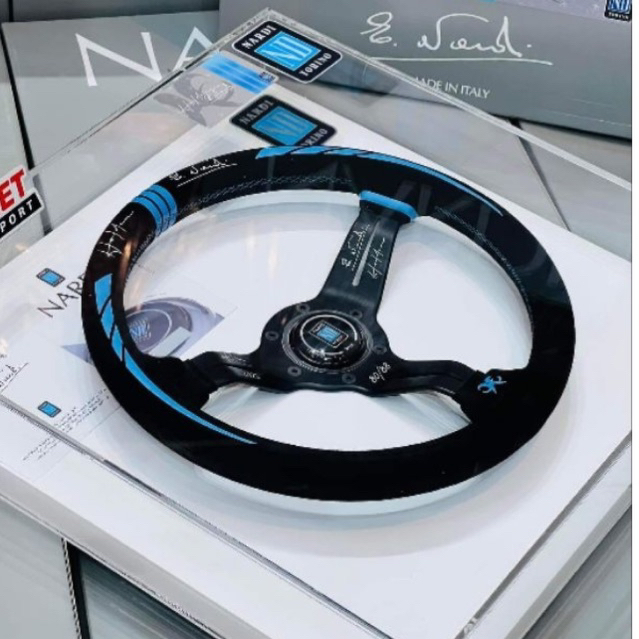 Nardi X Holdem 80/88 Exclusive Steering Wheel 330 Suede Black Spokes ...