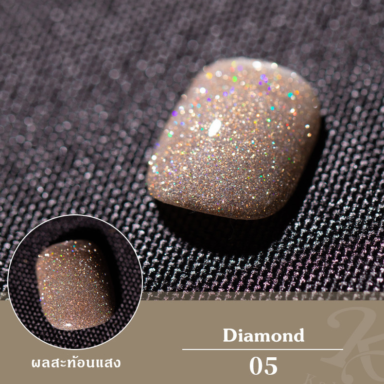 สีเจลDiamond งานปาร์ตี้ kale plus สีเจล สีเจลแฟลช สีแฟชร 8ml สีทาเล็บ ...