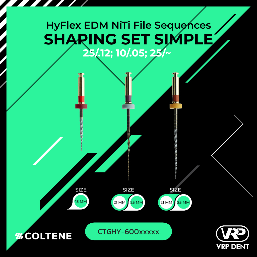 HyFlex EDM SHAPING SET 25/.12; 10/.05; 25/~ CTGHY-600XXXXX | Shopee Thailand