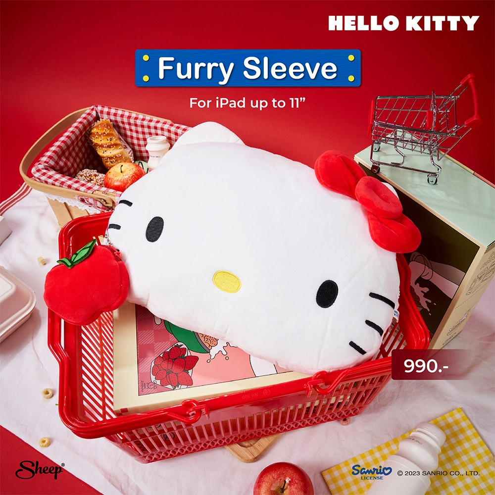 Sheep Furry Sleeve - Hello Kitty Collection ลิขสิทธิ์แท้ | Shopee Thailand